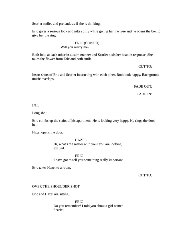 Final Screenplay | PDF