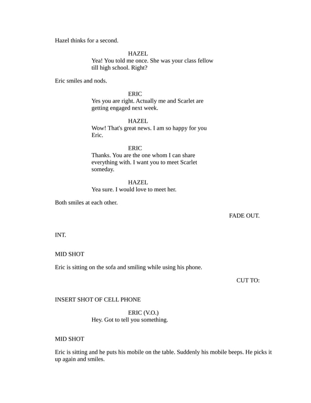 Final Screenplay | PDF