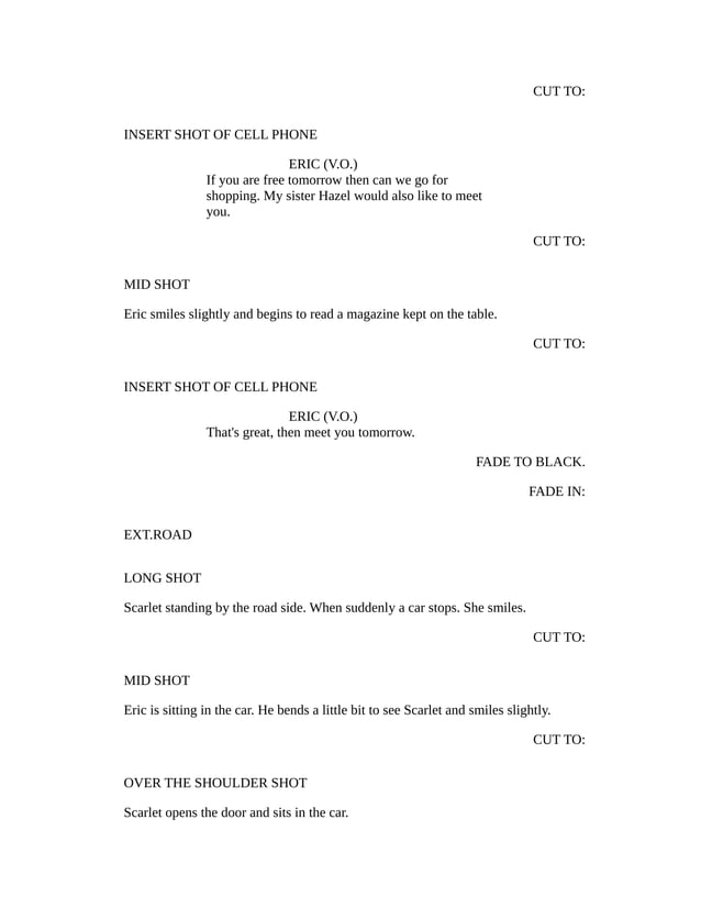 Final Screenplay | PDF