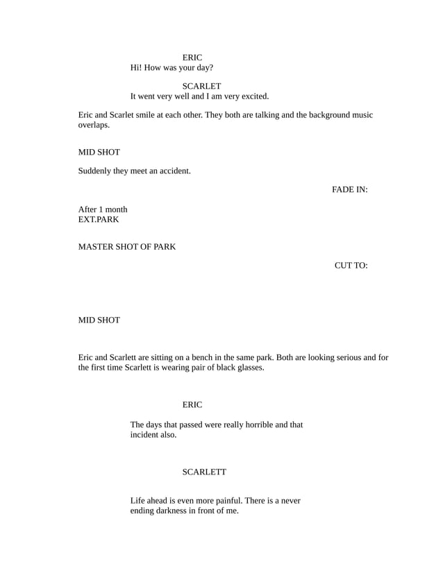 Final Screenplay | PDF