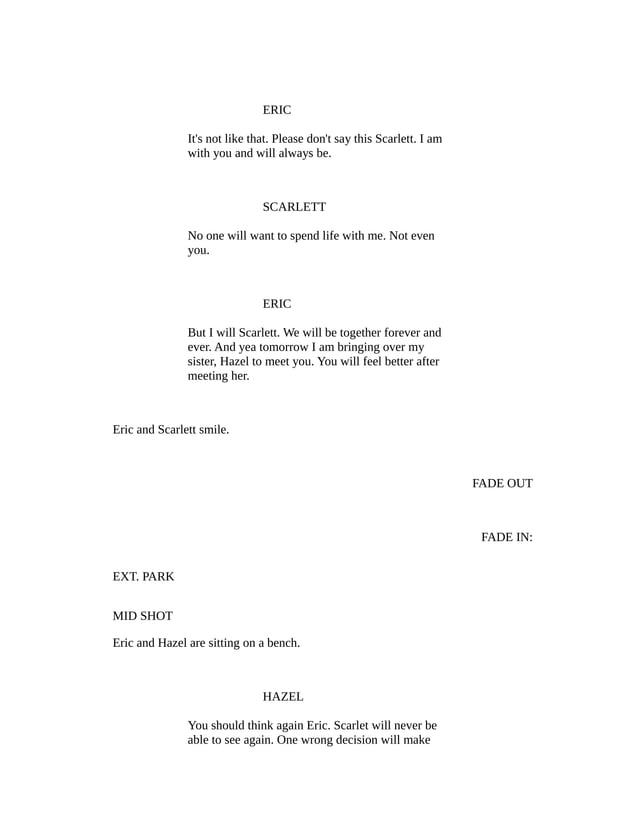 Final Screenplay | PDF