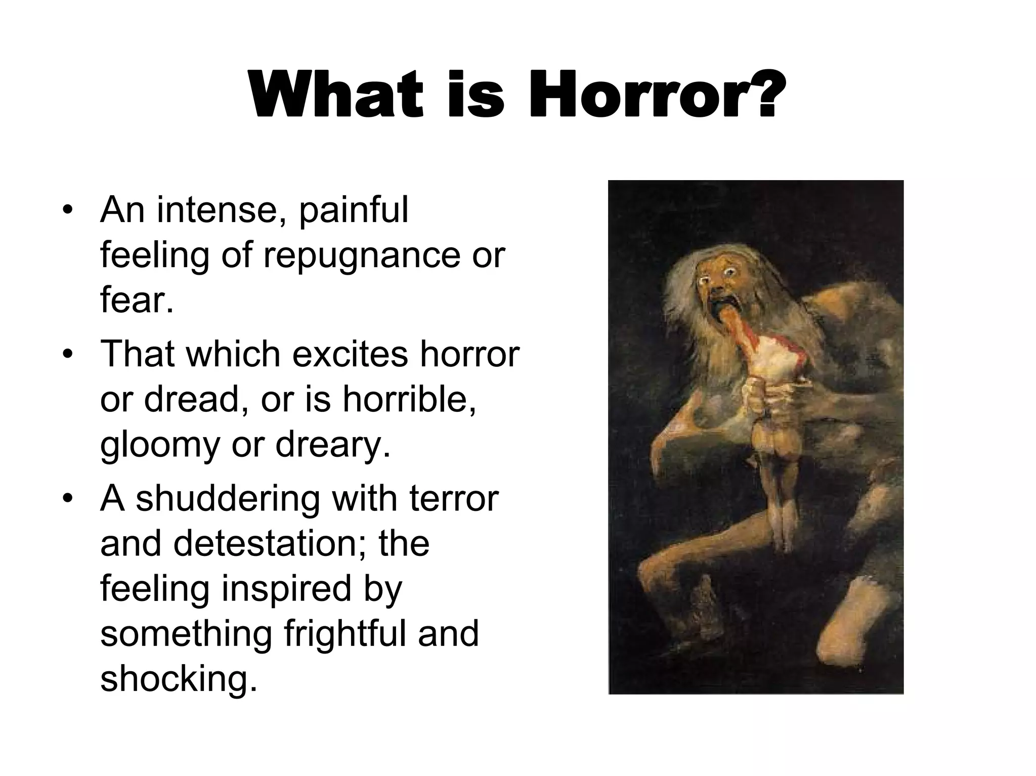 Reader's Advisory: Horror | PDF