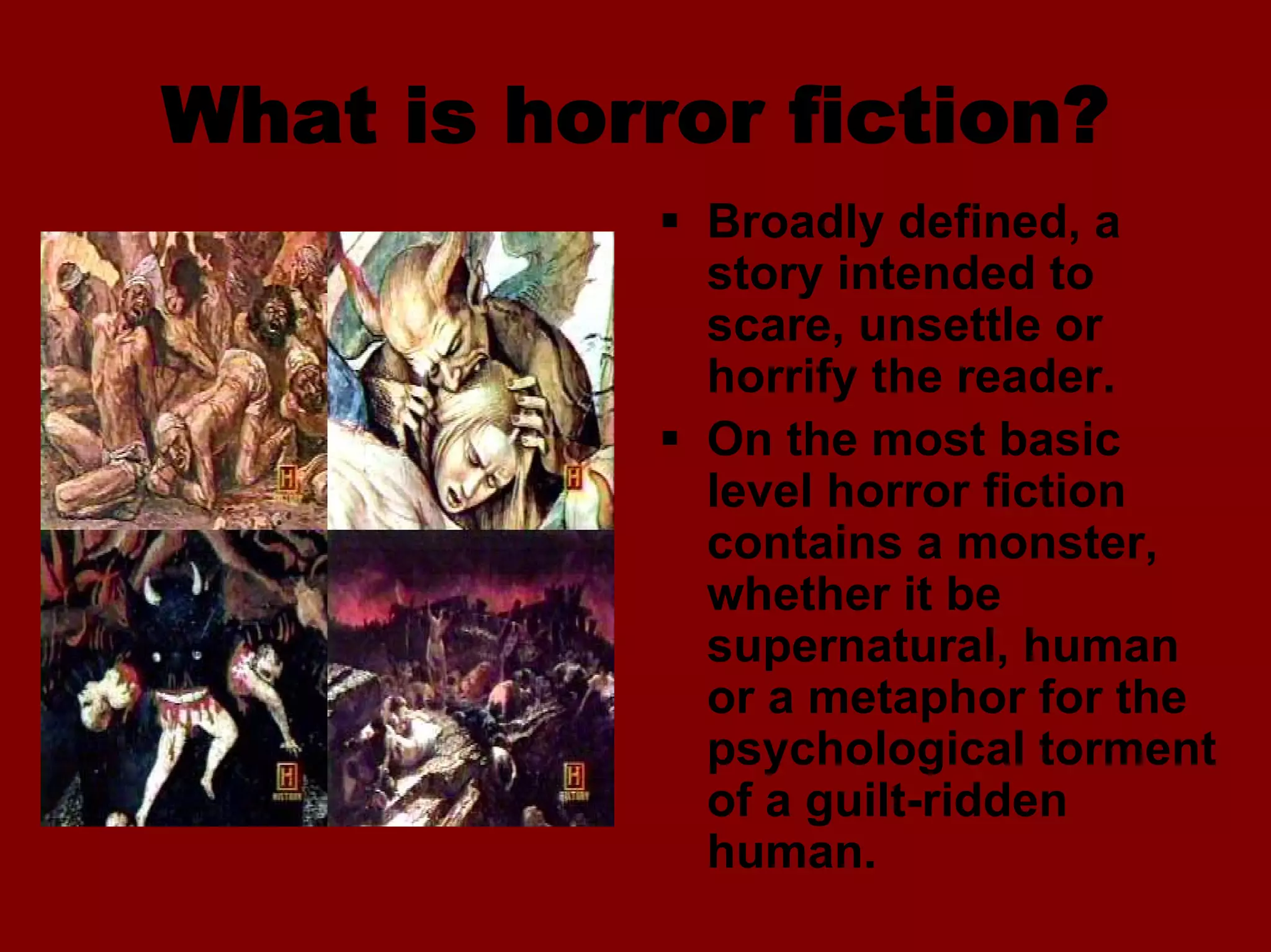 Reader's Advisory: Horror | PDF
