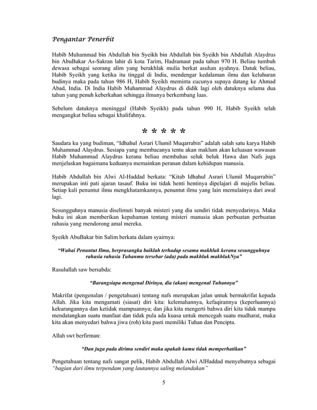 Rahsia ilmu kaum muqarrabin | PDF