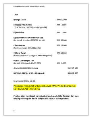 Rahsia Memiliki Rumah Idaman | PDF