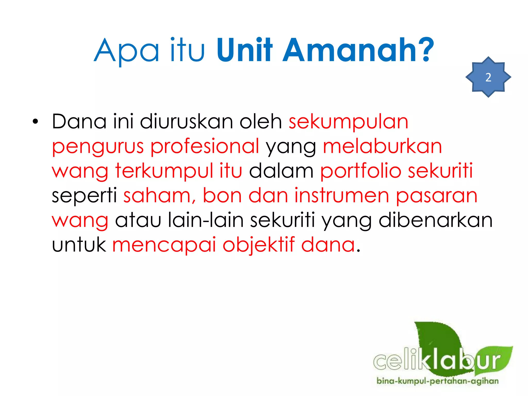 Rahsia pelabur bijak unit amanah | PDF