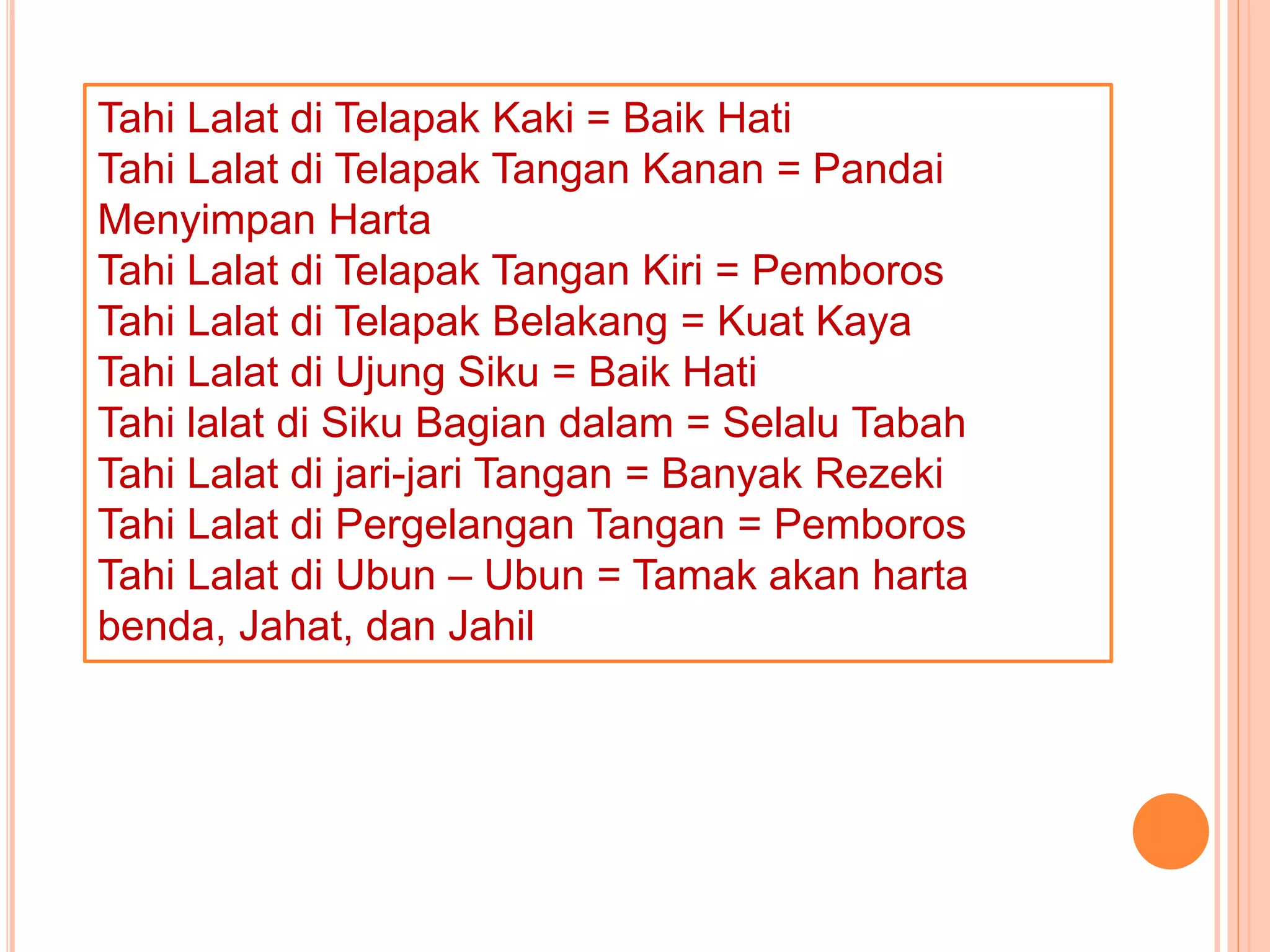 Rahsia tahi lalat | PPT