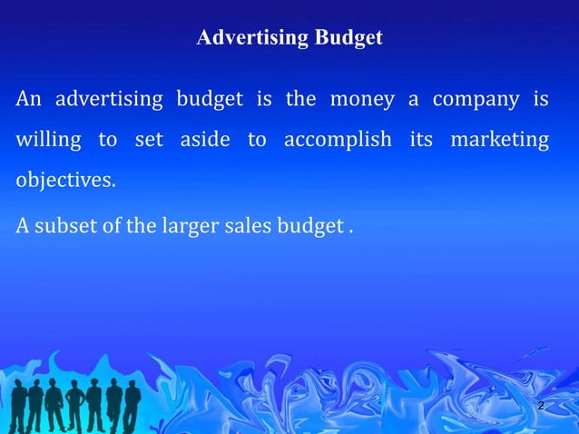 advertising budgeting | PPT