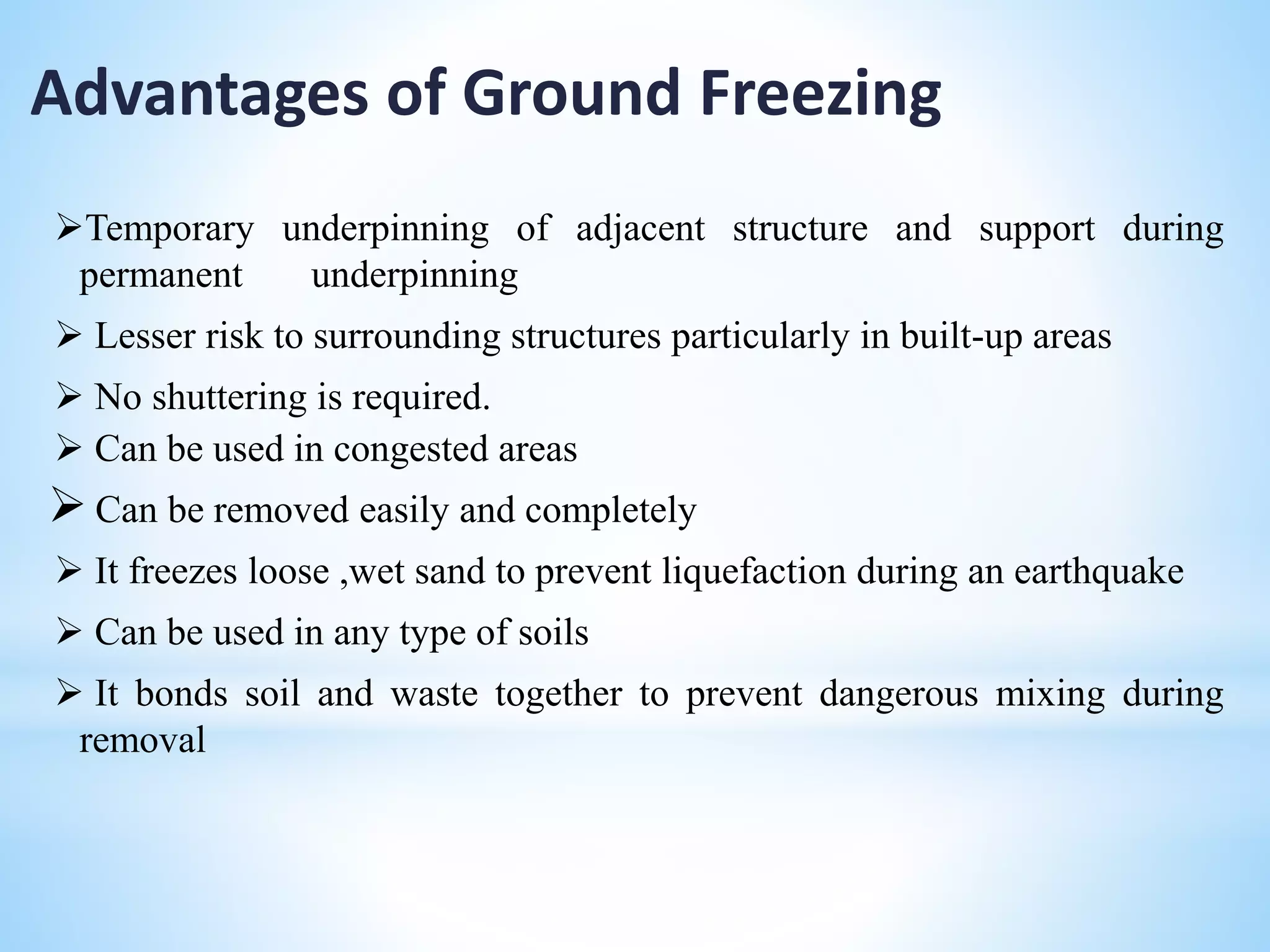 Ground freezing given by Rahul | PPTX