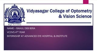 LOW VISION CASE PRESENTATION | PPTX