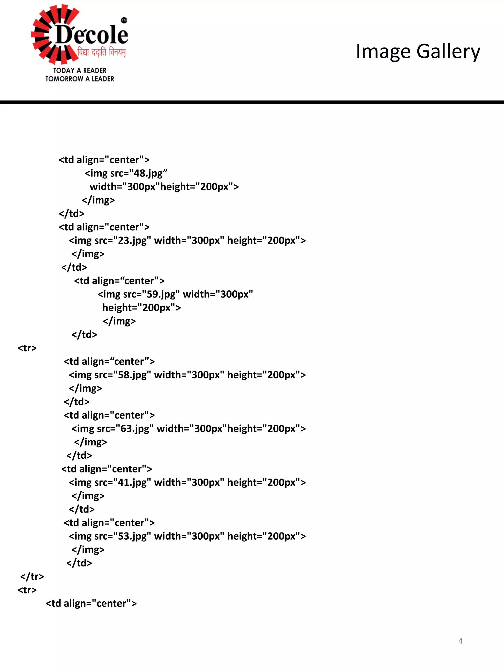 Bca 1st year HTML Pdf | PDF