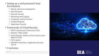 Cloud Computing Unveiled: Challenges, Security Frameworks, and Best ...