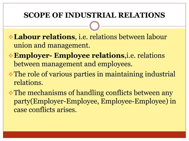 Industrial Relation Ppt