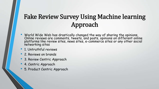 OPINION MINING BASED FAKE PRODUCT REVIEW MONITORING AND REMOVAL SYSTEM ...