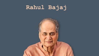 PowerPoint Presentation on Rahul Bajaj . | PPTX
