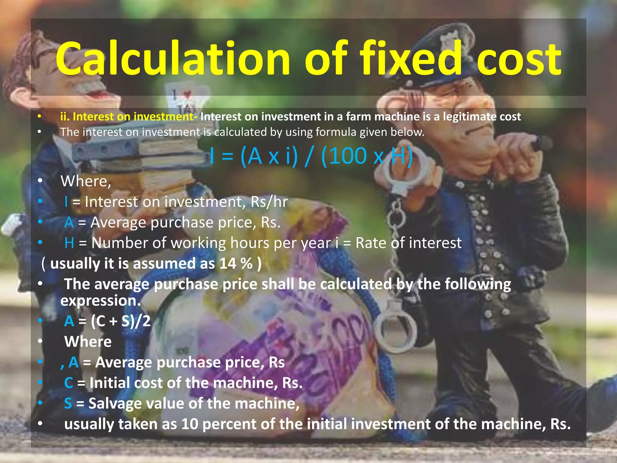 TRACTOR TYPES ,COST ANALYSIS OF TRACTOR POWER AND Attached implements ...