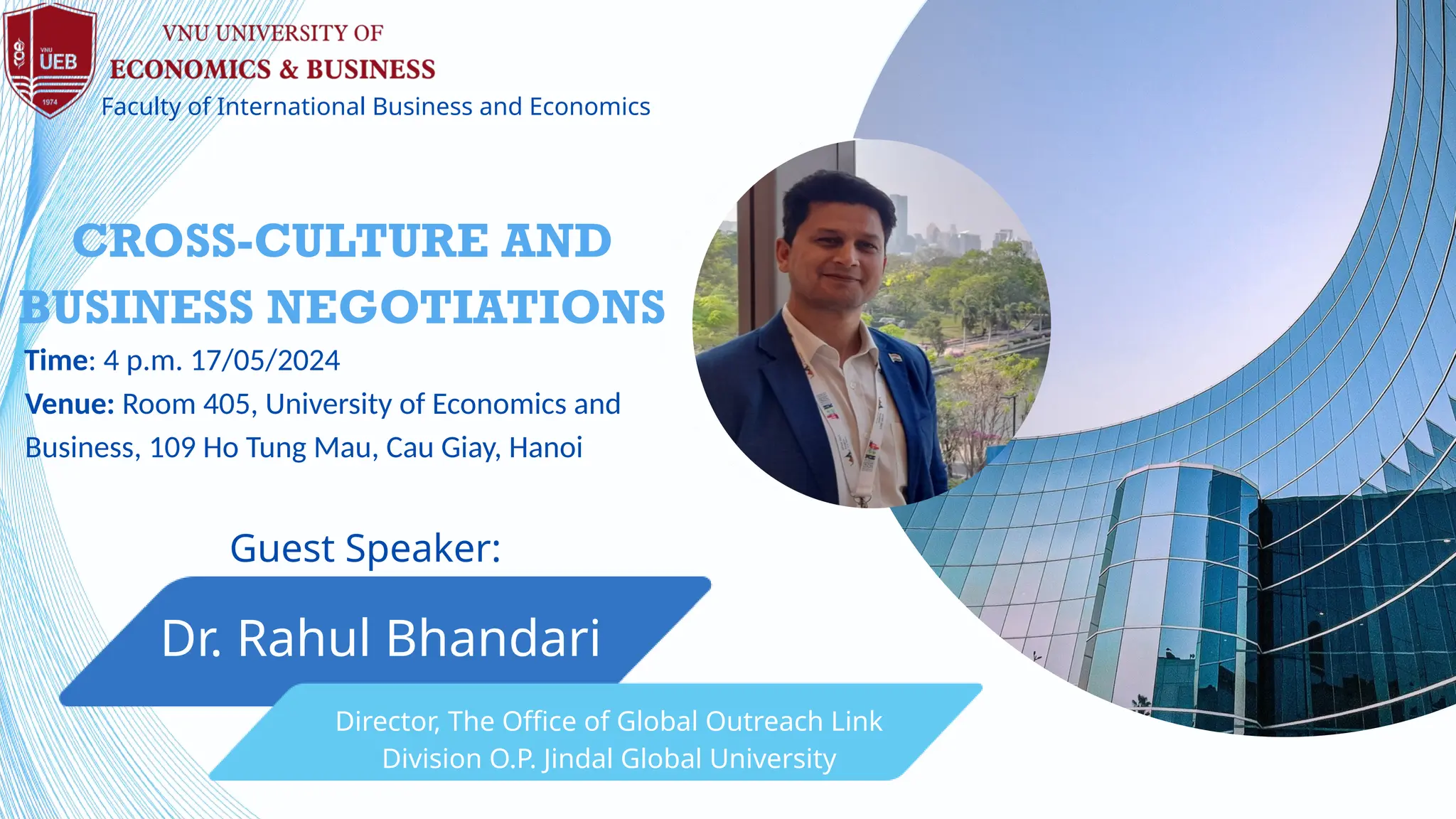 Dr.Rahul Bhandari - guest lecturer (poster) | PPT