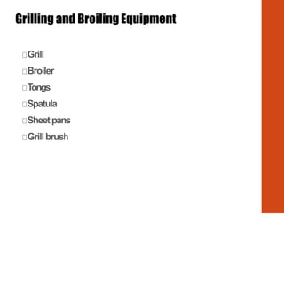 Types of cooking methods (Dry Heat) | PDF