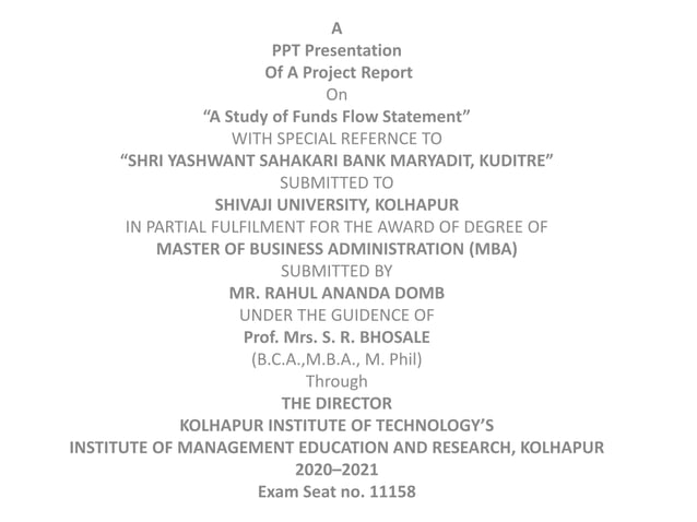 Rahul domb ppt presentation final | PPT