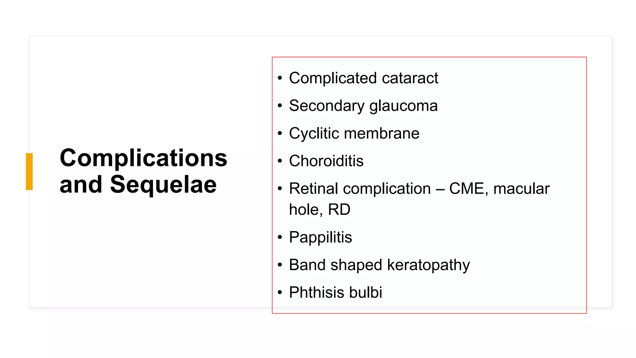 Uveitis Clinical features | PPTX