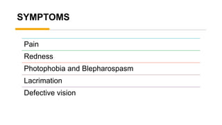 Uveitis Clinical features | PPTX