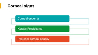 Uveitis Clinical features | PPTX