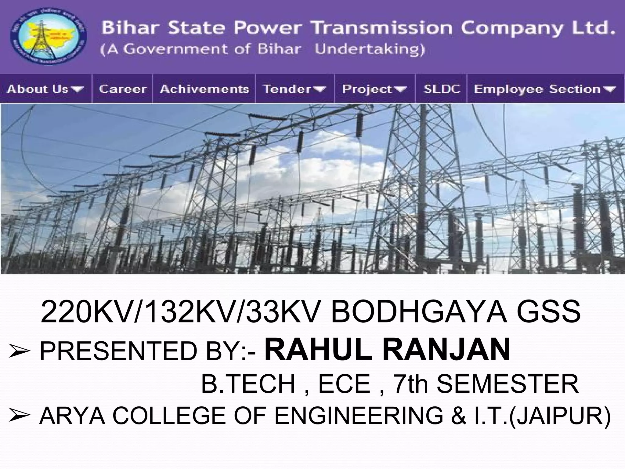 220 Kv / 132 Kv GSS PPT | PDF