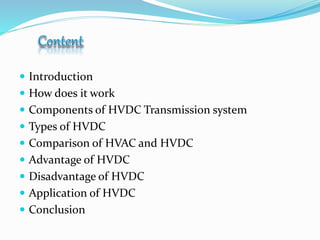 HVDC Transmission system | PPTX