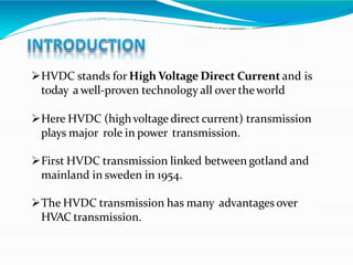 HVDC Transmission system | PPTX
