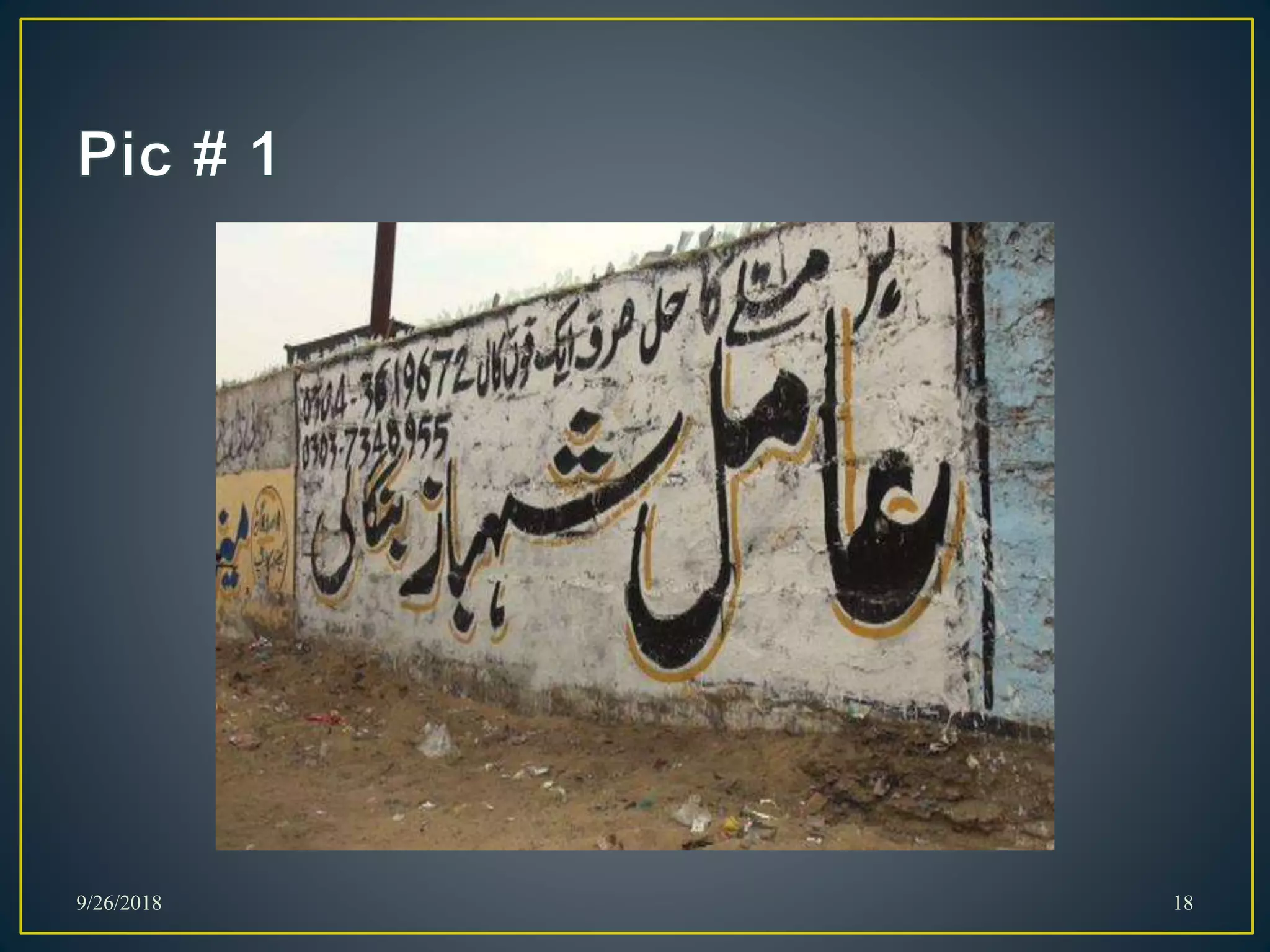 wall chaking (Graffiti ) | PPT