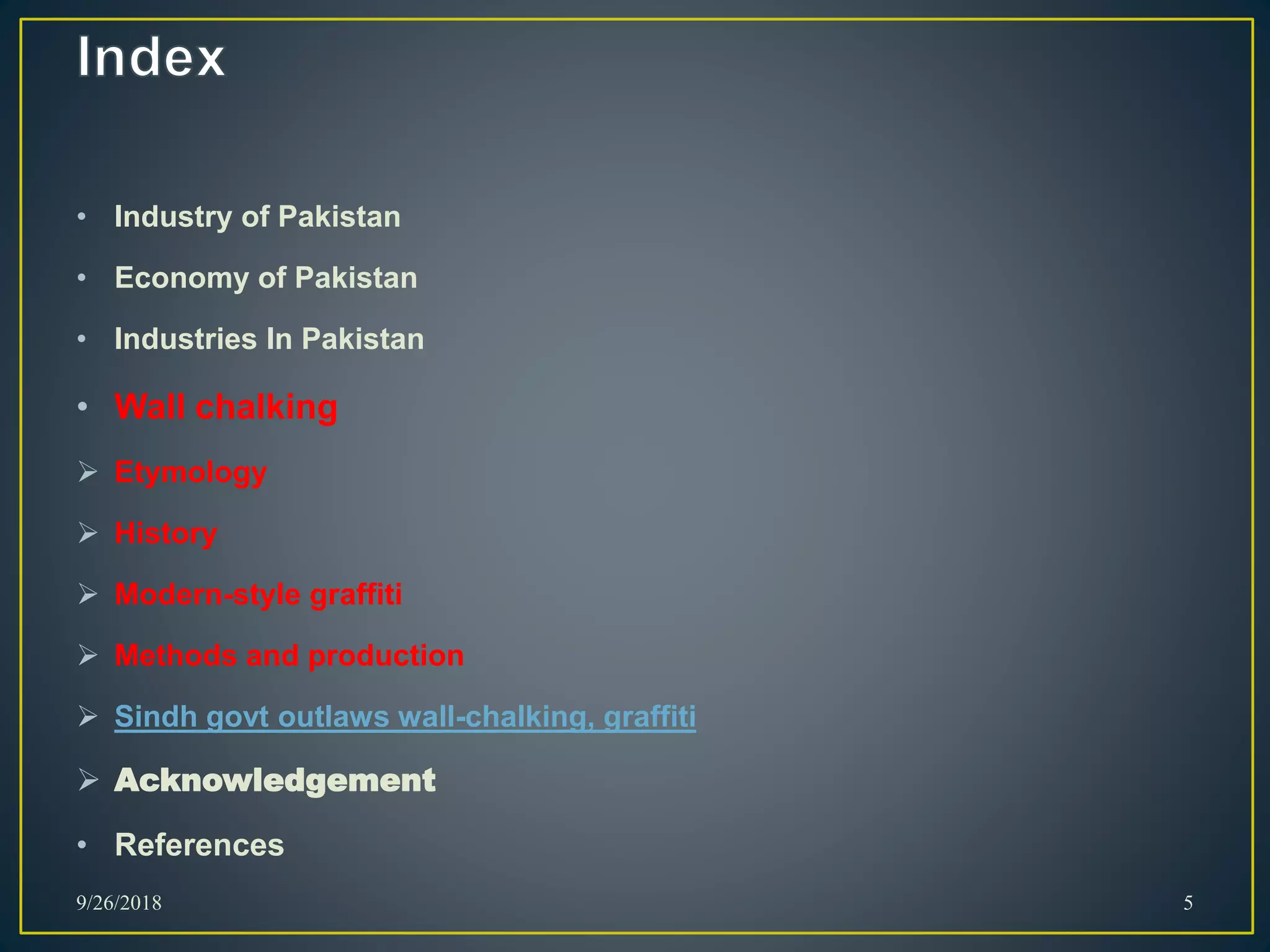 wall chaking (Graffiti ) | PPT