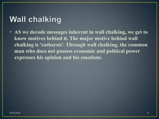 wall chaking (Graffiti ) | PPT