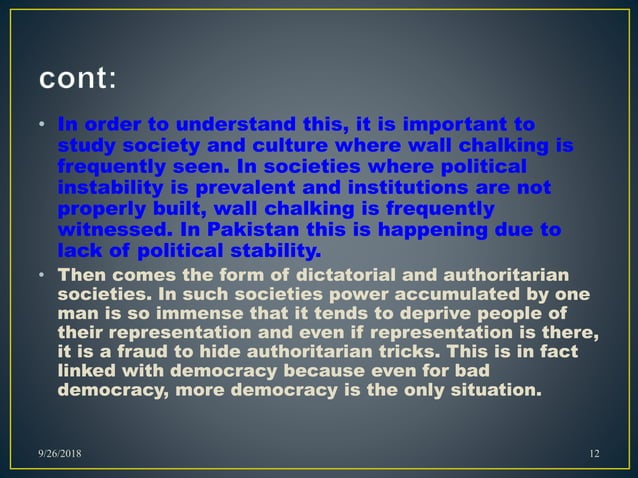 wall chaking (Graffiti ) | PPT