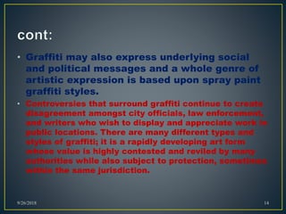 wall chaking (Graffiti ) | PPT