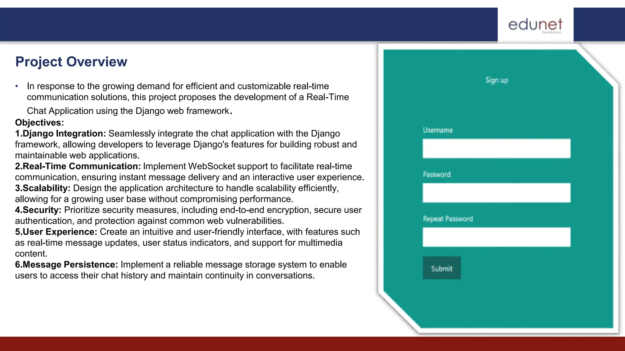 REAL TIME CHAT APPLICATION USING DJANGO.pptx