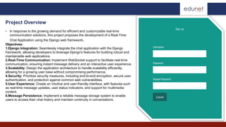 REAL TIME CHAT APPLICATION USING DJANGO.pptx