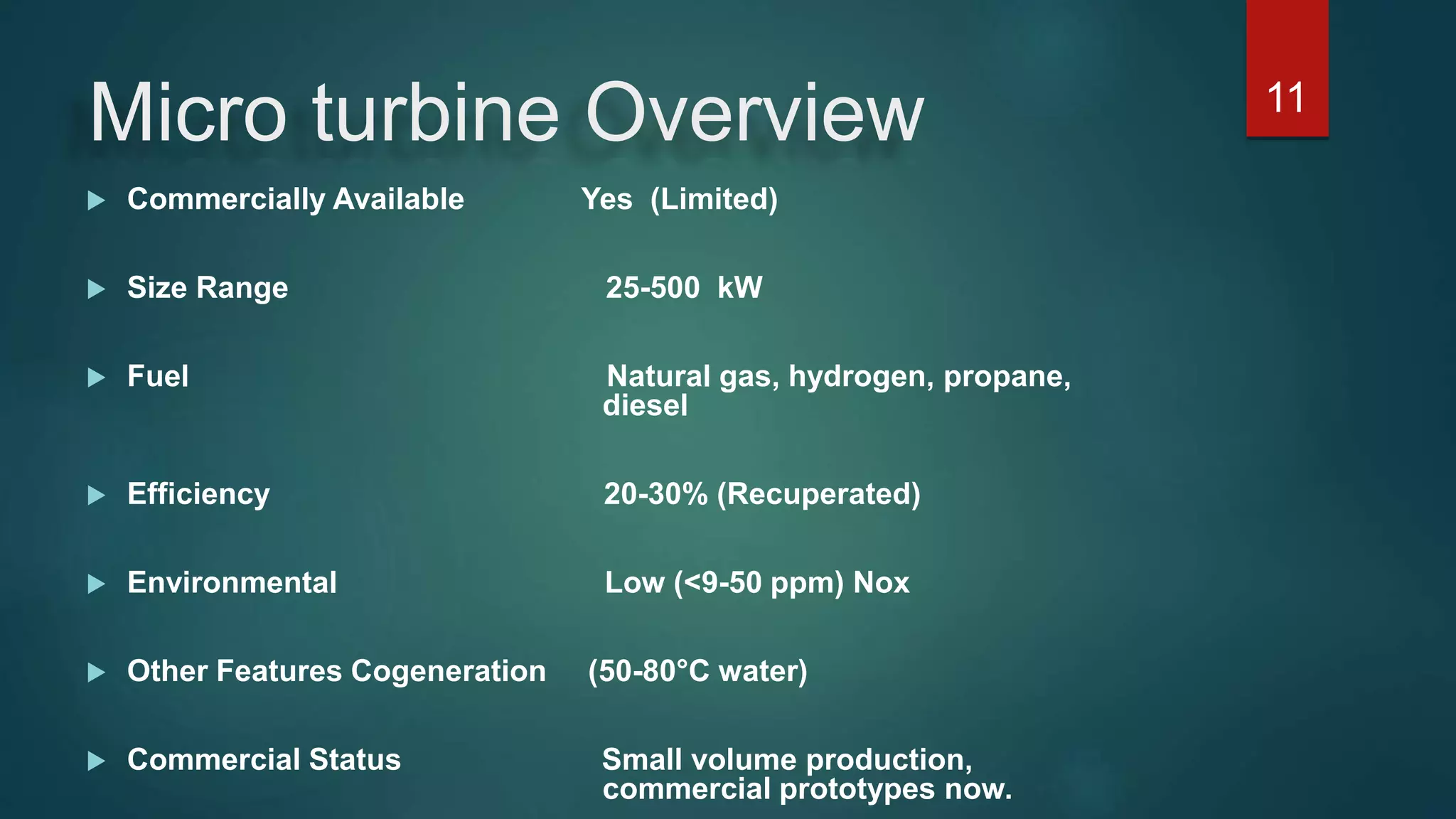 Microturbine ppt | PPTX