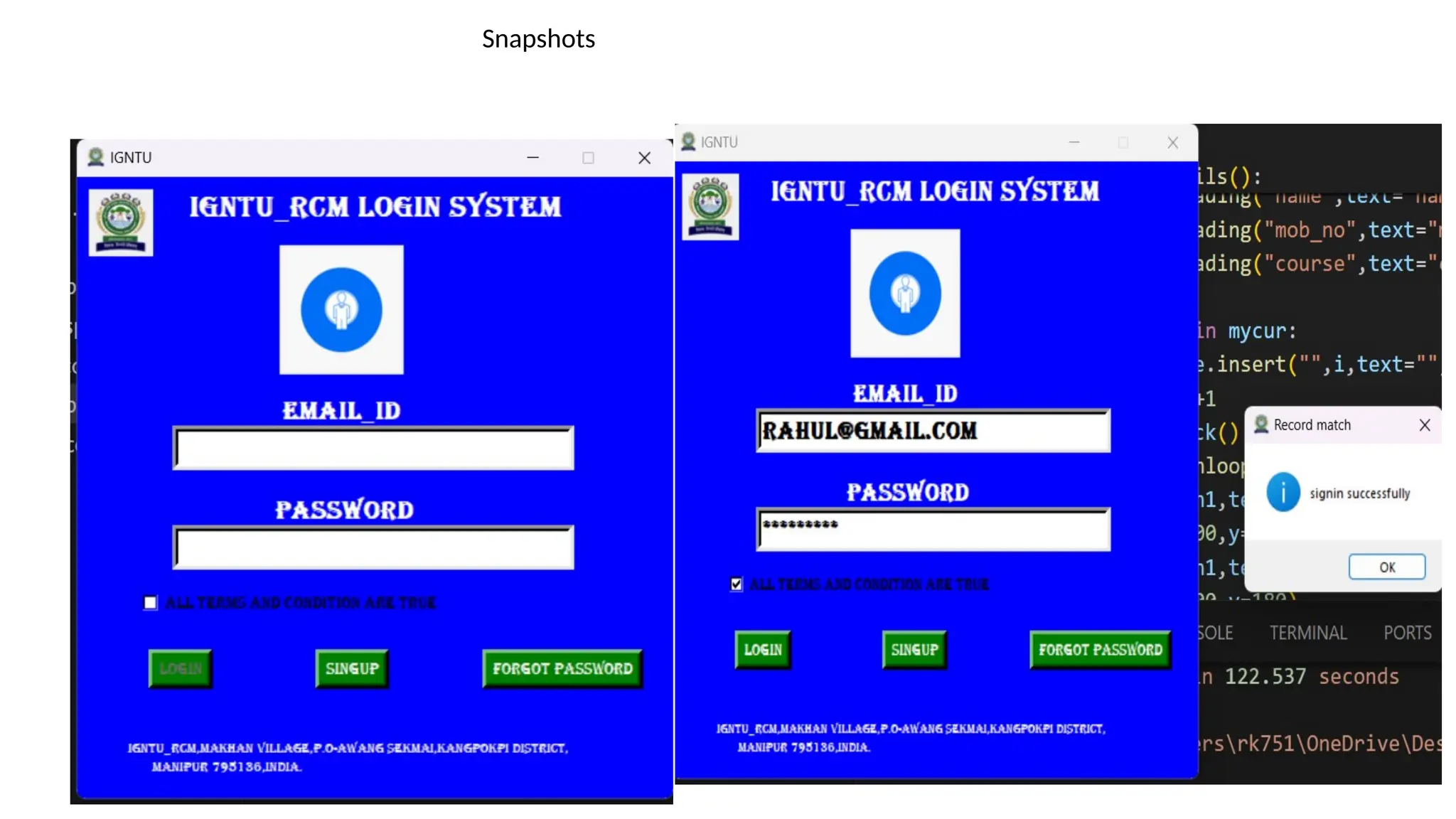 student management system by using tkinter mysql crud operation | PPTX