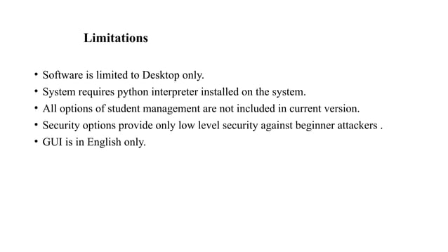 student management system by using tkinter mysql crud operation | PPTX