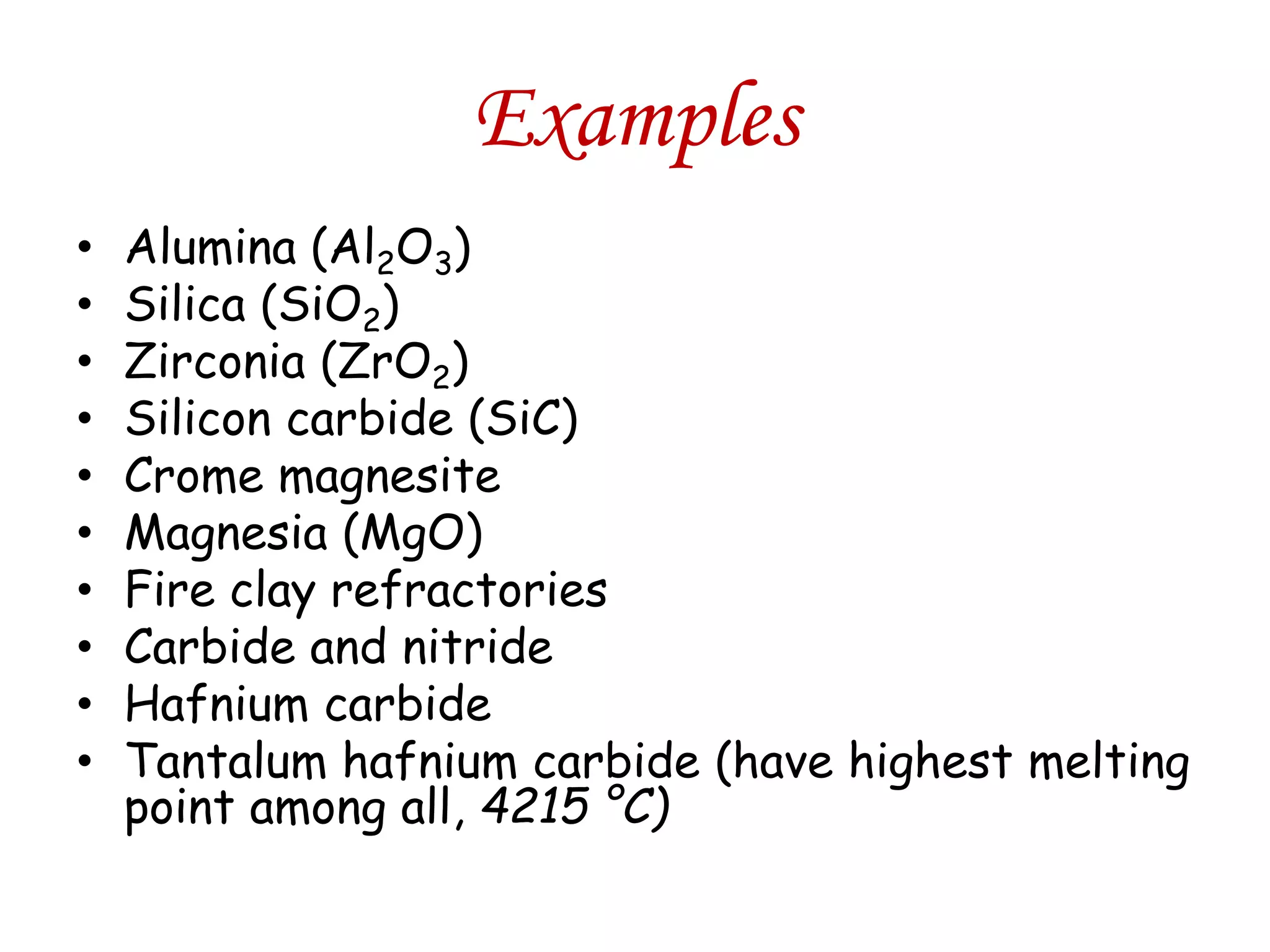 Introduction to refractory materials | PPTX