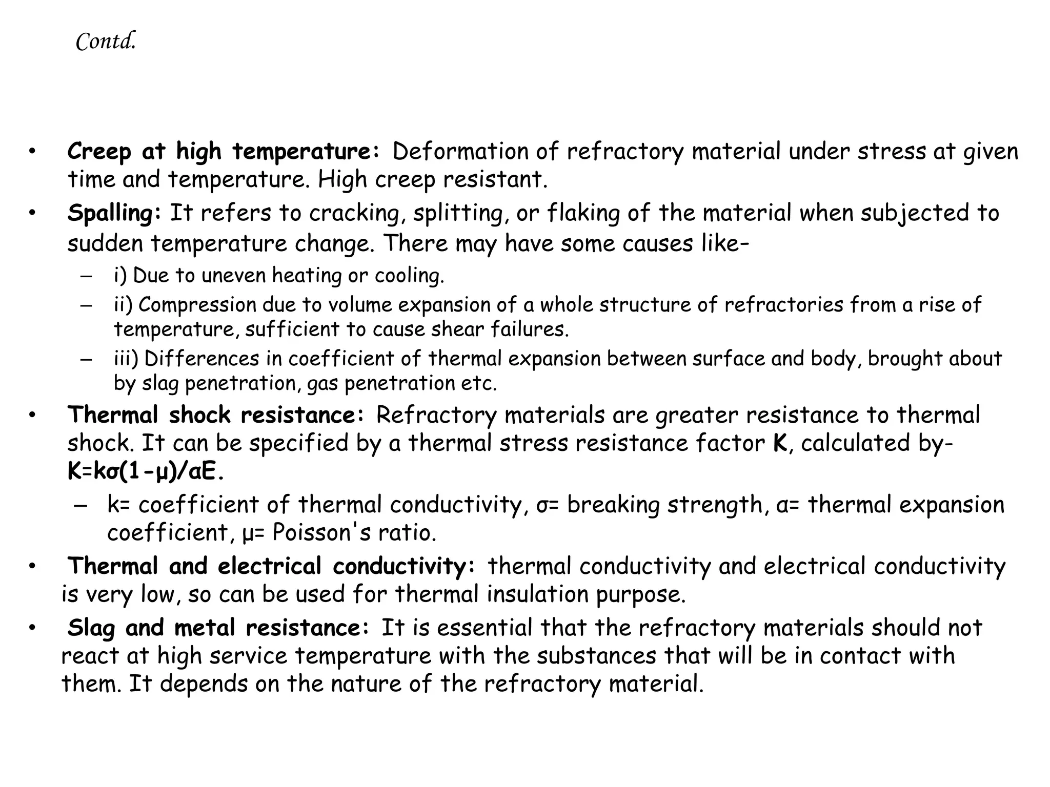 Introduction to refractory materials | PPTX