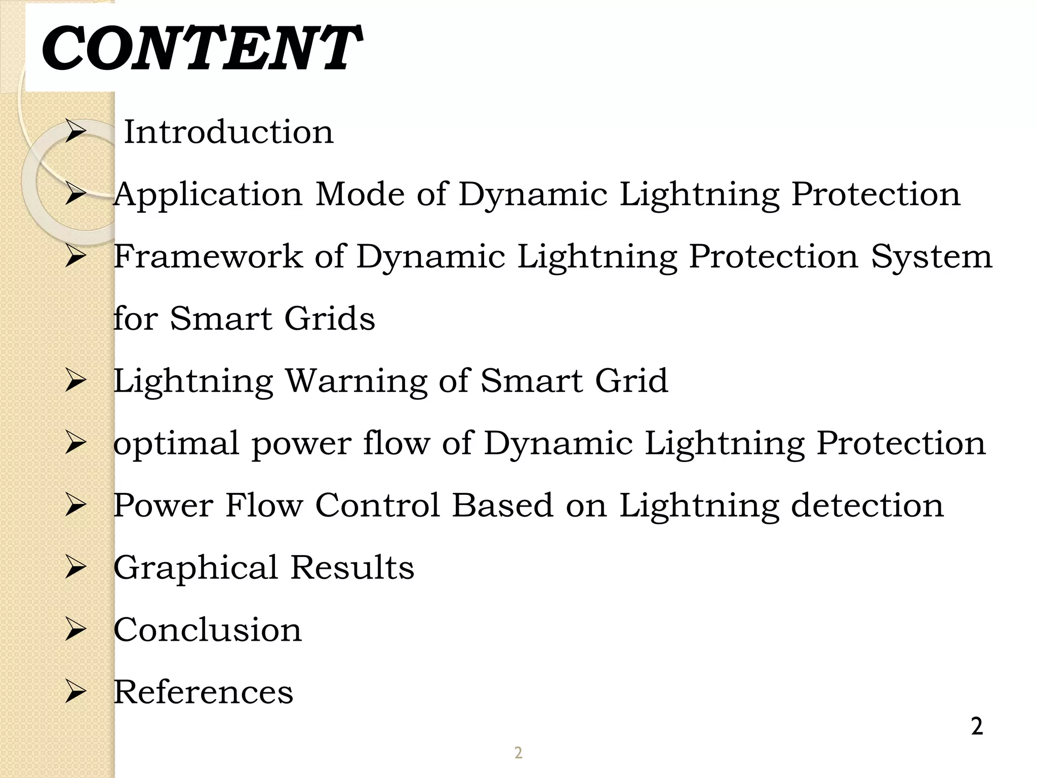 Dynamic lightning protection system | PPTX