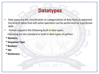Python presentation of Government Engineering College Aurangabad, Bihar ...