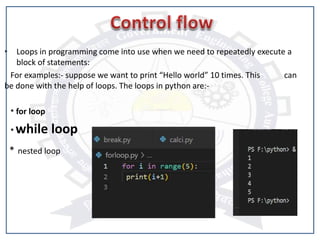 Python presentation of Government Engineering College Aurangabad, Bihar ...