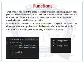 Python presentation of Government Engineering College Aurangabad, Bihar | PPT