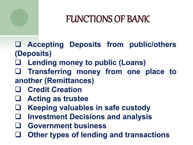 Role Of Banks In Indian Economy Presentation | PPTX