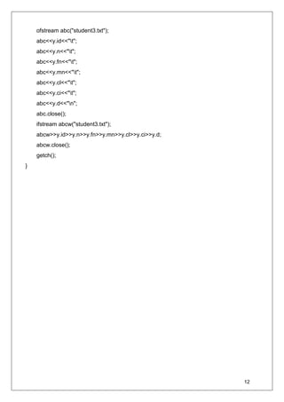 BCA 2nd year C++ File | PDF