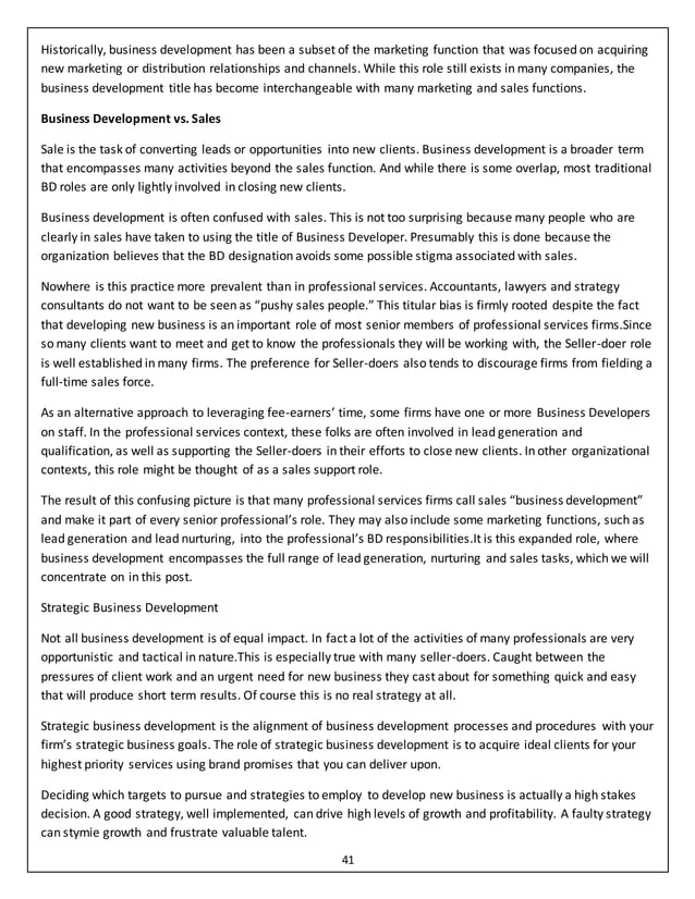 Business development summer internship project report | DOCX | Business ...