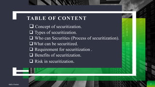 securitization Act 2002 | PPTX