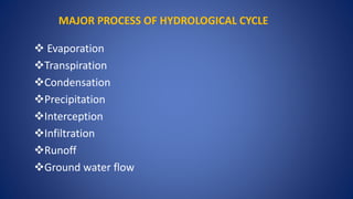 hydrological cycle/ water cycle | PPTX